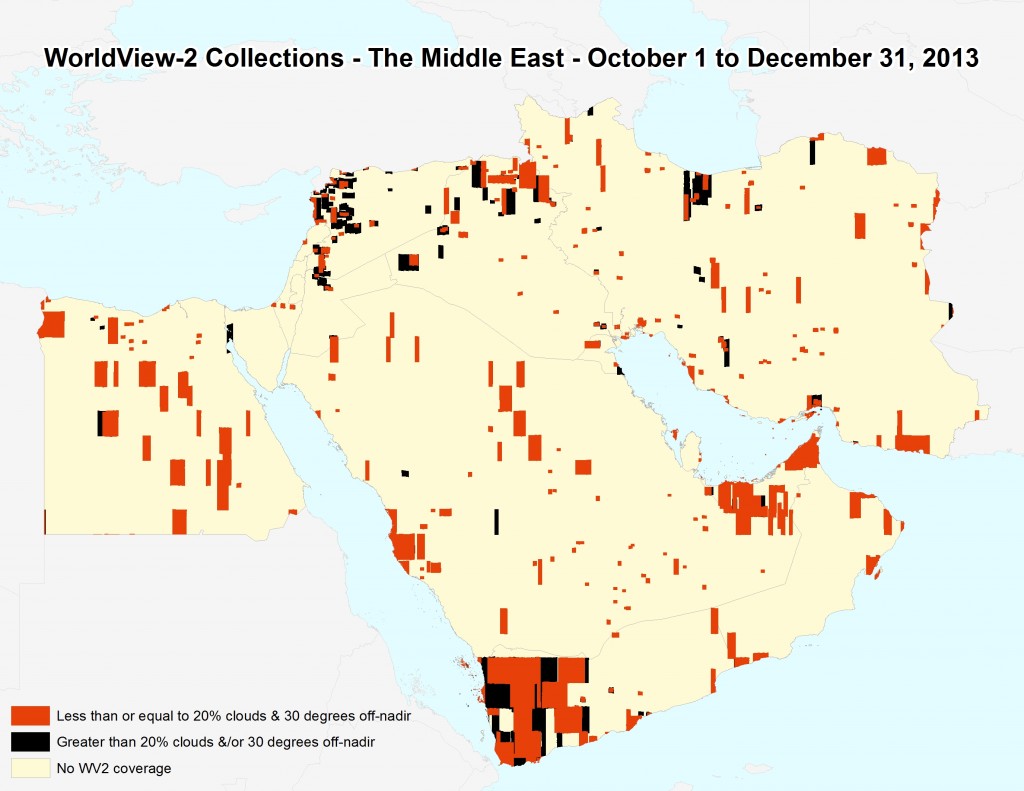 High Resolution Imagery Collections – WorldView-2 – October to December ...