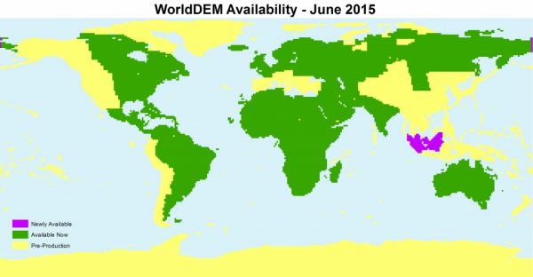 12-meter WorldDEM Product Availability – A Monthly Update: WorldDEM DTM ...
