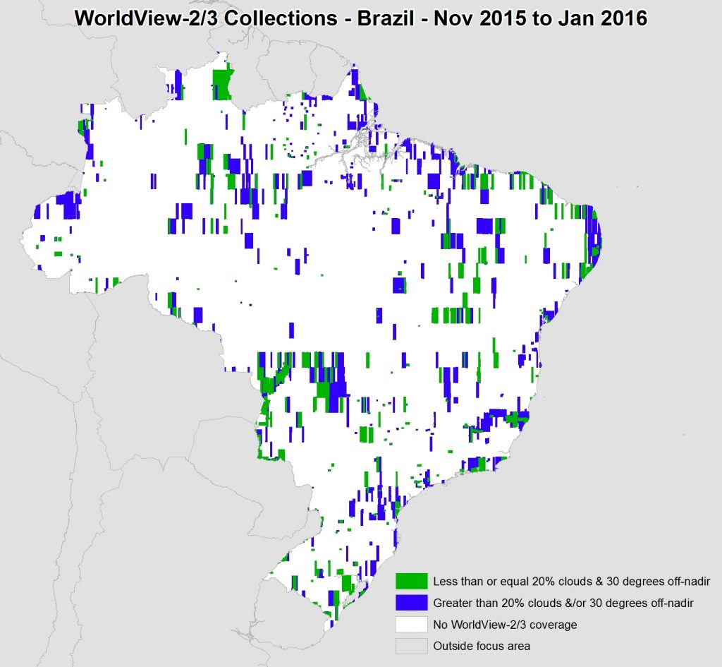 High-Resolution Imagery Collections – WorldView-2/3 – Brazil, November ...