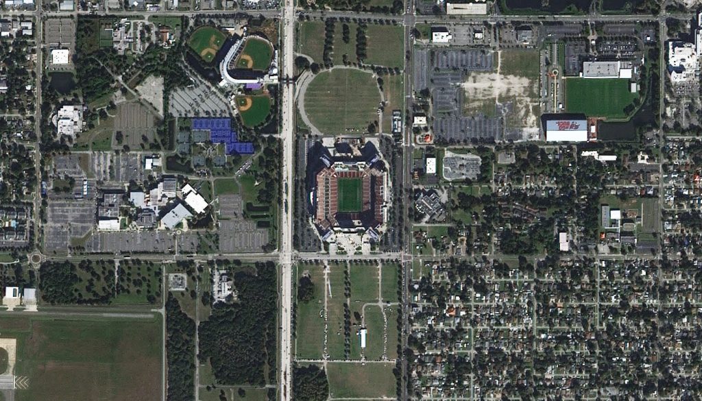 The Pléiades 1 – SPOT 6/7 Stadium of the Month – Raymond James Stadium ...