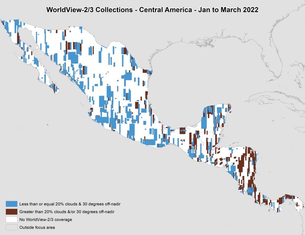 High-Resolution Imagery Collections – WorldView-2/3 – Central America ...