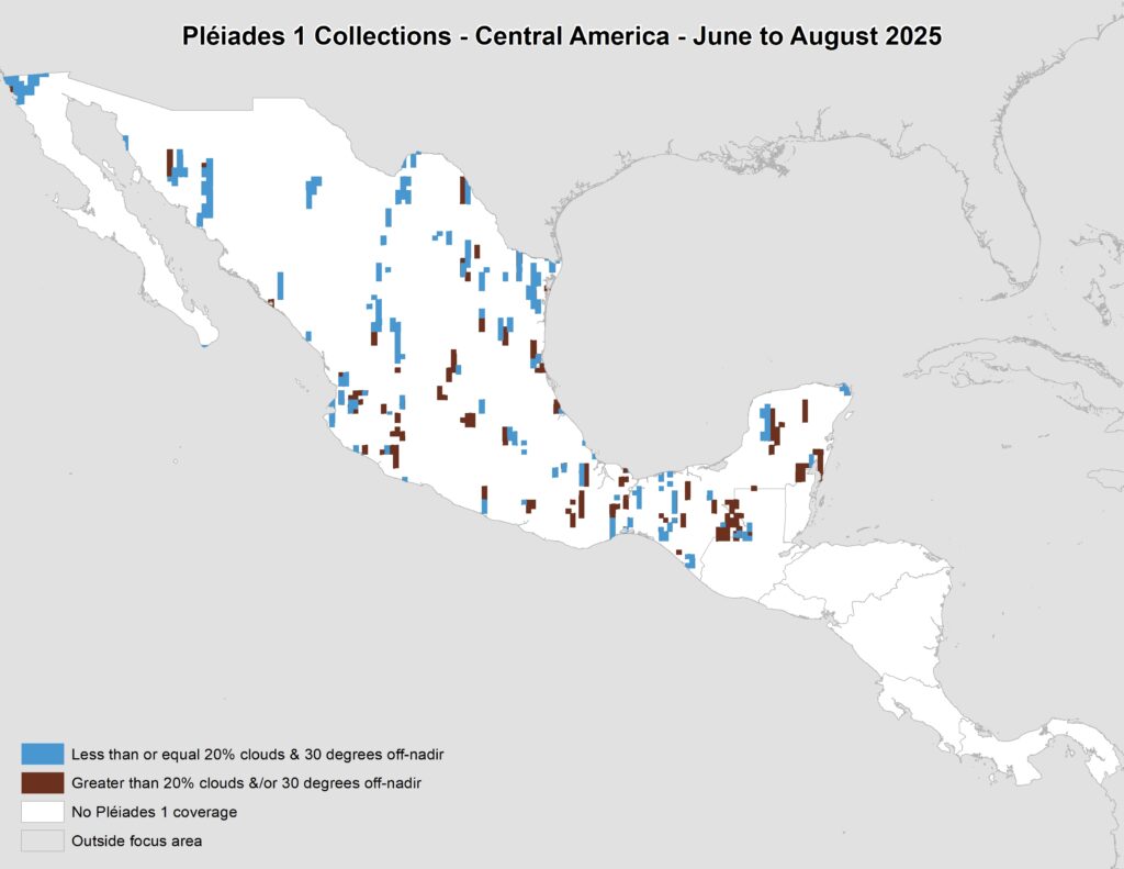 High-Resolution Imagery Collections – Pléiades 1 – Central America, June to August 2025 - Apollo ...