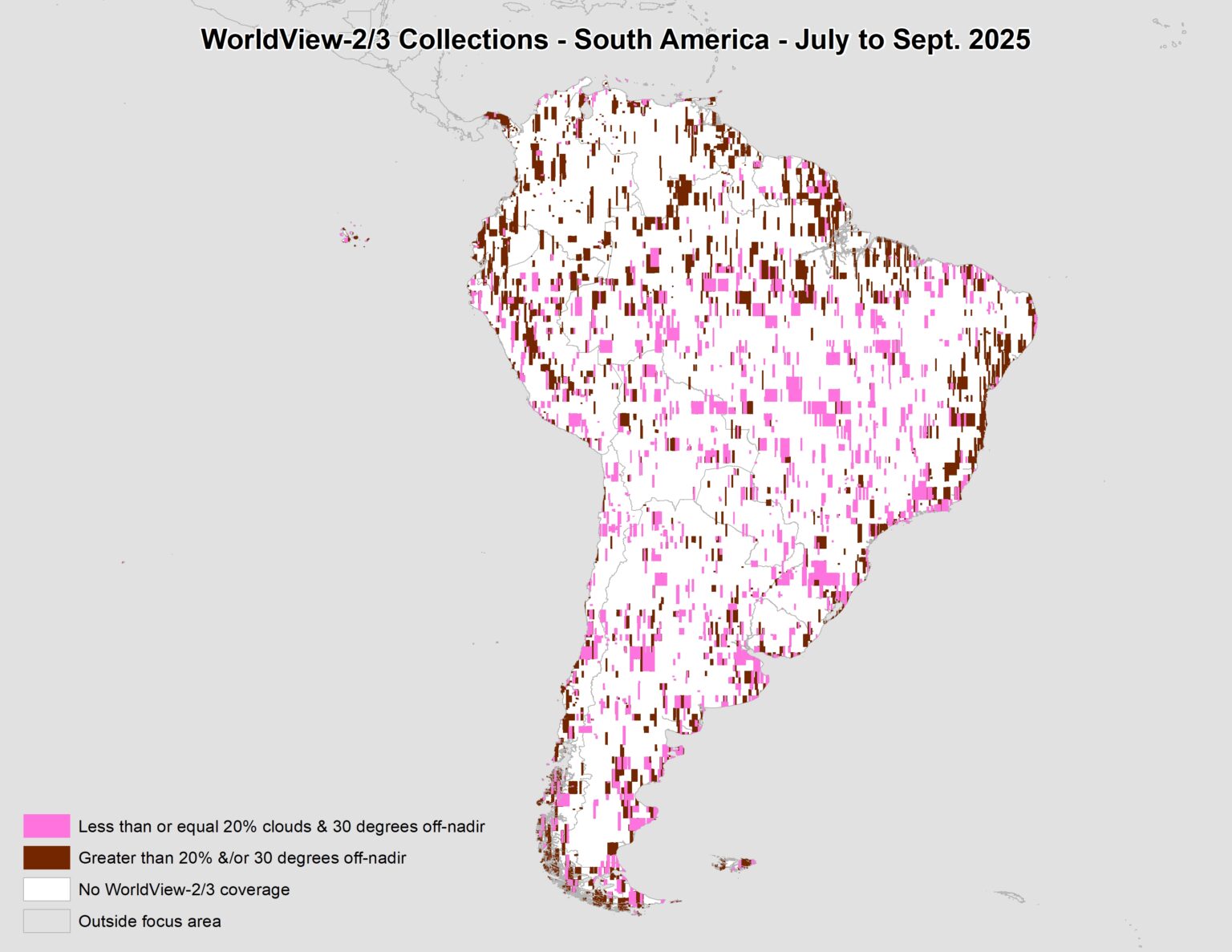 High-Resolution Imagery Collections – WorldView-2/3 – South America ...